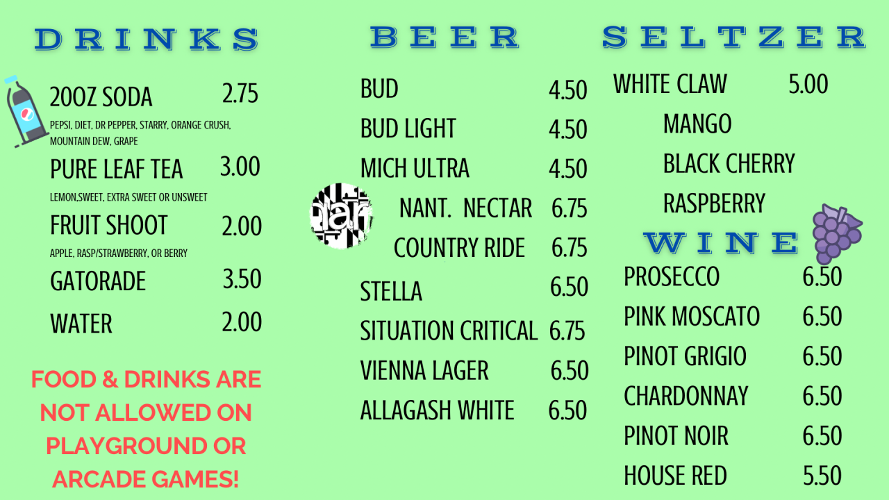 Café Fever | Cabin Fever Play Centre