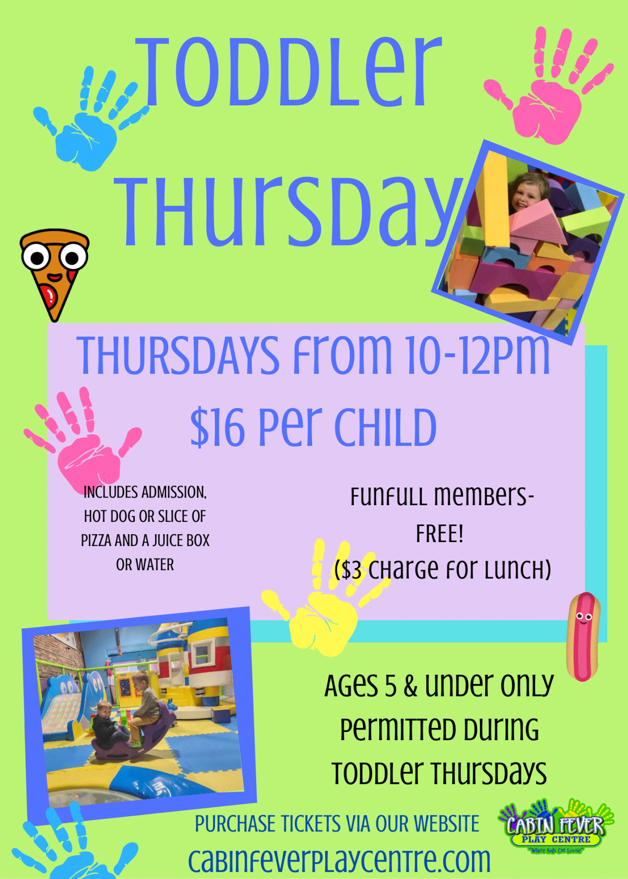 Prices | Cabin Fever Play Centre